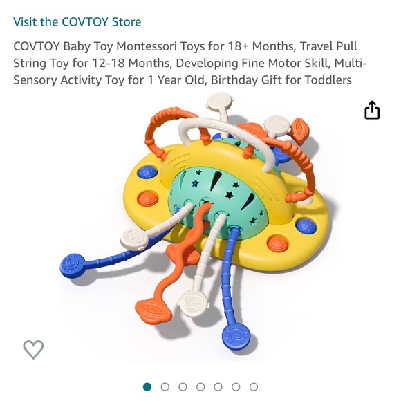 Toys | Toy Montessori Travel Pull String Toy Developing Fine Motor ...